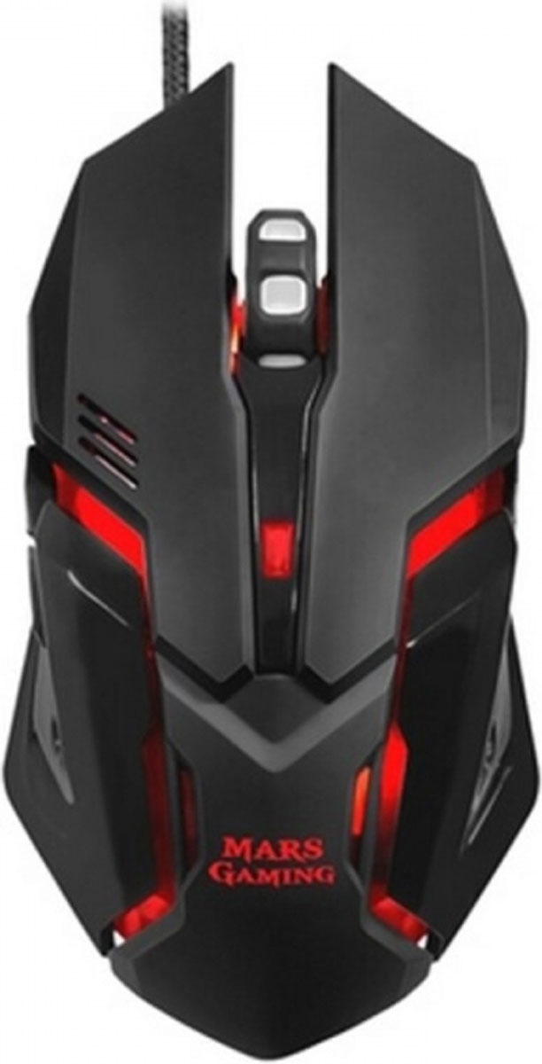 Ποντίκι Gaming Mars Gaming MRM0 Μαύρο. Lazaridis Tech