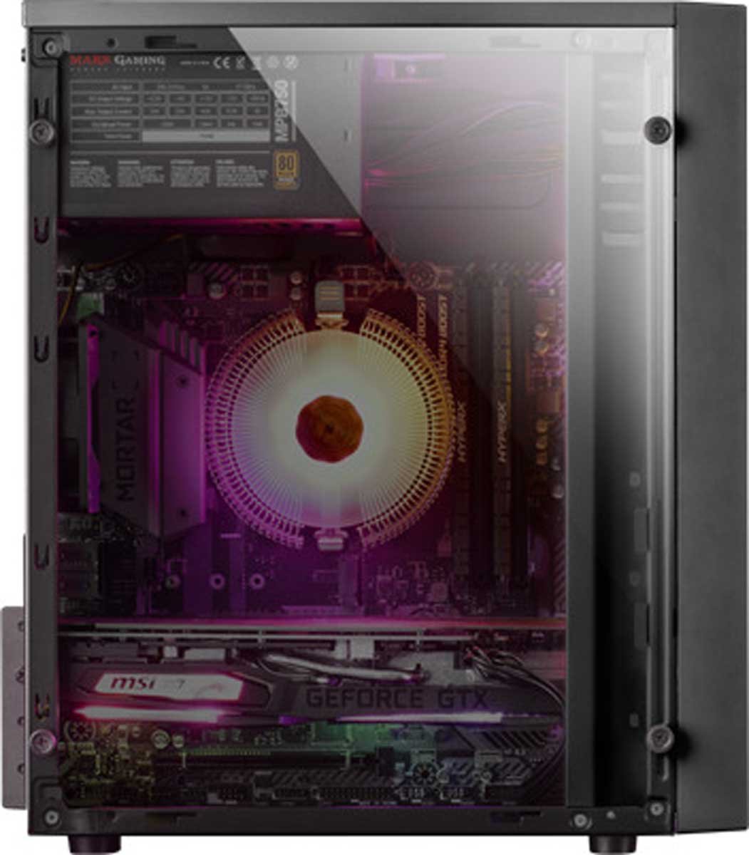 Gaming Κουτί Η/Υ ATX Mini-Tower Mars Gaming MCM RGB Μαύρο. Lazaridis Tech