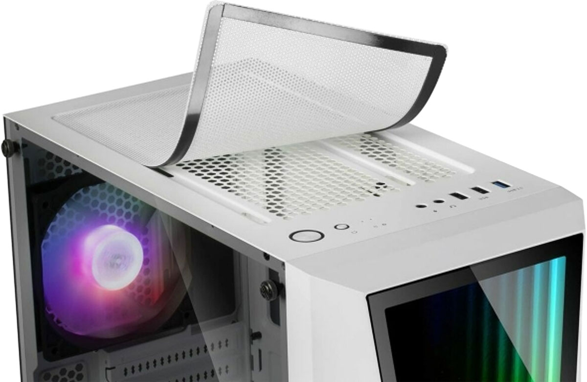 Gaming Κουτί Η/Υ ATX Mid-Tower Mars Gaming MC777 Λευκό. Lazaridis Tech